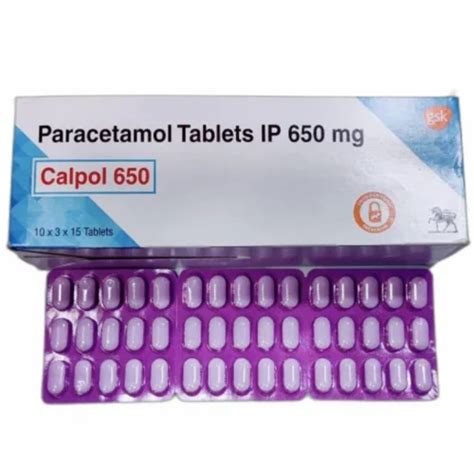 Calpol Tablets Ip At ₹ 33 6 Box Calpol Paracetamol Tablets In Nagpur Id 2855278260212
