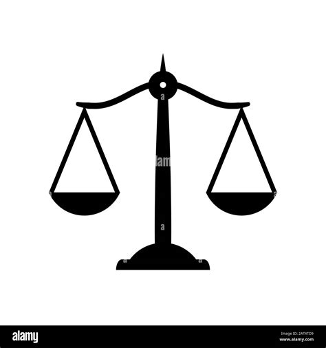 Vector Scale Icon Balance Symbol Stock Vector Image And Art Alamy