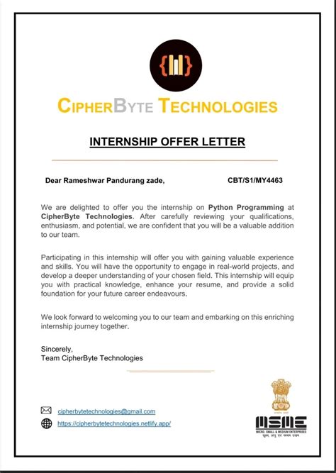 Rameshwar Zade On Linkedin Hello Connections I Have Received An Offer