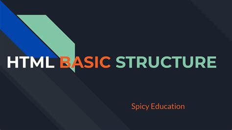 Html Basic Structure Part 1 What Is Html Youtube