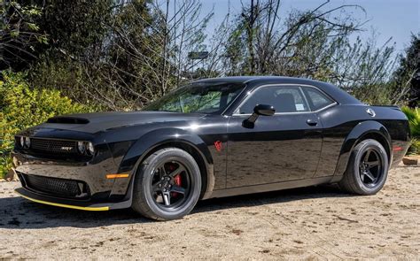 Pitch Black Dodge Challenger Srt Demon Looks Like Something Out Of Kitt