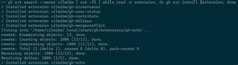 new github cli extension tools the github blog
