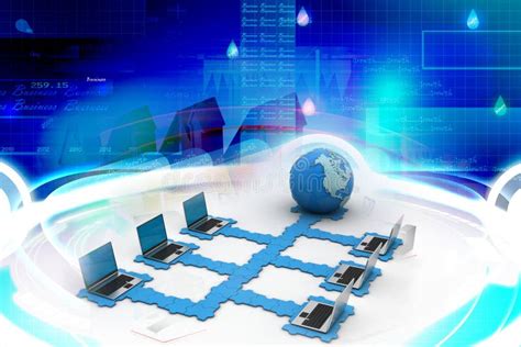 Global Computer Networking Stock Illustration Illustration Of Concept 35745463