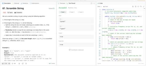 Day68 Leetcode Dynamicprogramming Recursion Scramblestring