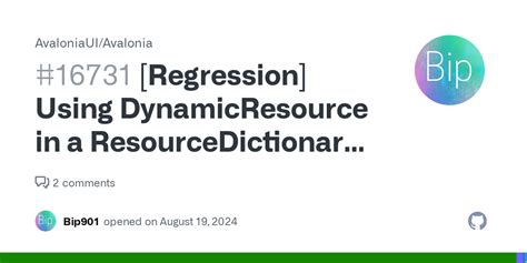Regression Using Dynamicresource In A Resourcedictionary Throws