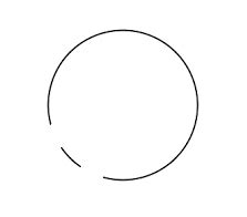 Html How To Create The Transparent Circle With Cut Inside Stack Overflow