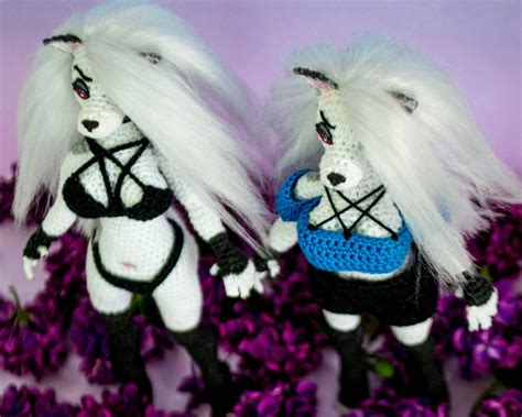 Custom Loona Wolf Doll Yiff Anthro Art Doll Nsfw Plush Custom Furry Plus Uncensored Furry