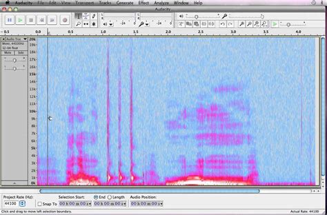 how to view the spectrum in audacity youtube