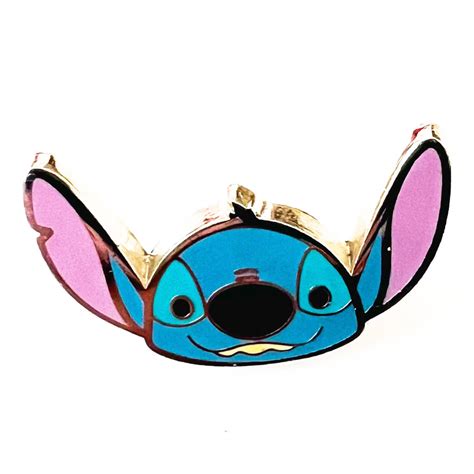 Disney Cute Characters Mini Faces Of Mickey And Friends Stitch Pin The Stand Alone