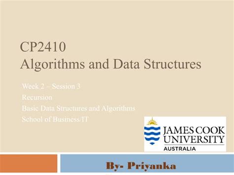 Recursion Algorithms And Data Structures Ppt