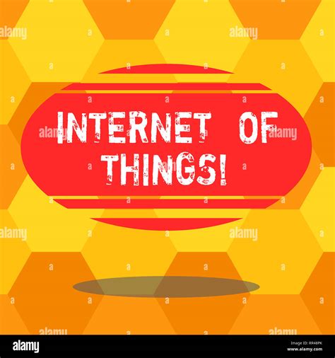 Handwriting Text Writing Internet Of Things Concept Meaning Interconnection Via Internet