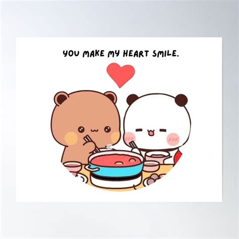 You Make My Heart Smile Bubu And Dudu 2025 Poster Cute Love  I