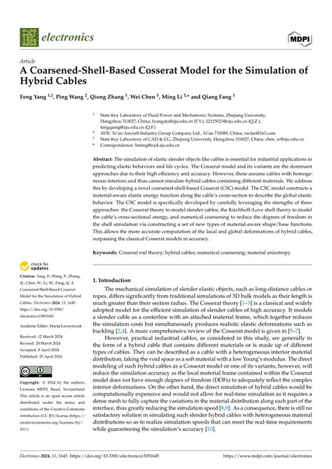 Pdf A Coarsened Shell Based Cosserat Model For The Simulation Of