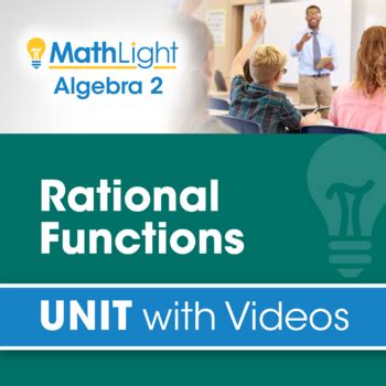 Rational Functions Algebra Unit With Videos Notes Activity