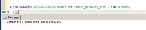 Indirect Checkpoints In Sql Server 2012