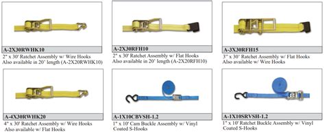 Ratchet Strap Assemblies Bc Wire Rope