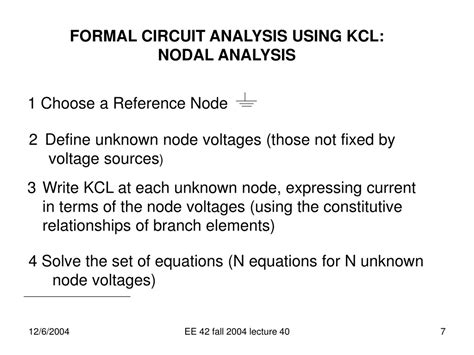 Ppt Lecture 40 Review Of Circuit Concepts Powerpoint Presentation