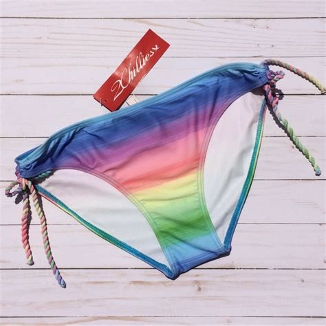2chillies Swim Pastel Candy Stripe Bikini Bottoms Poshmark