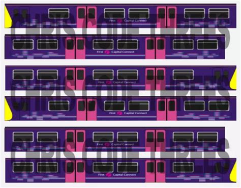Adhesive Vinyl Class 313 Decal N Gauge Graham Farish First Capital