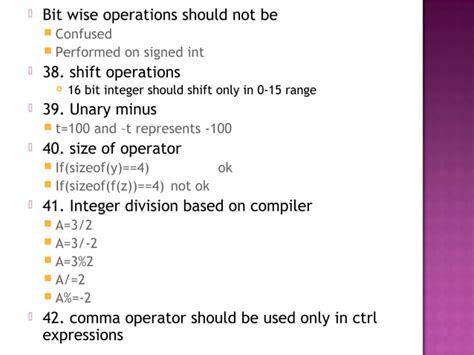 Misra C Rules Ppt Free Download