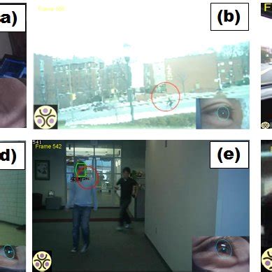 Examples Of Gaze Tracking Results Using Our Method A Apply To Blue