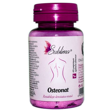 Osteonat 60 Comprimate Dacia Plant Dr Max Farmacie