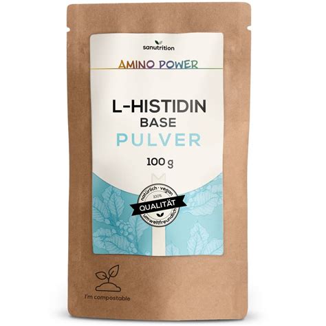 L Histidine Base Powder Sanutrition
