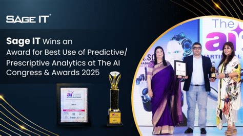 Sage It Wins An Award For Best Use Of Predictiveprescriptive Analytics