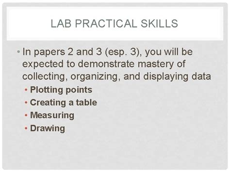 Practical Skills Lab Practical Skills In Papers 2