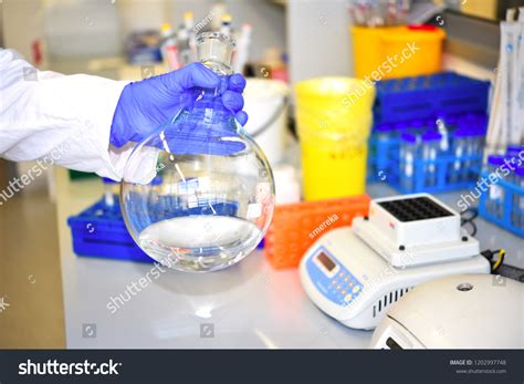 Round Lab Flask Over Royalty Free Licensable Stock Photos Shutterstock