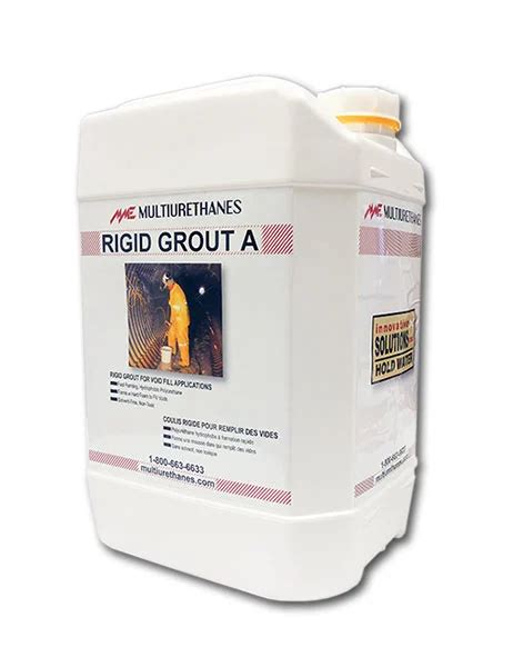 Rigid Grout Chemical Grouting Mme Multiurethanes Ltd