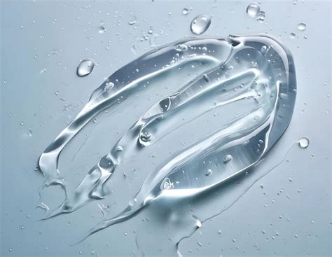 Cosmetic Gel Or Beauty Jelly Serum Texture Background Premium Ai