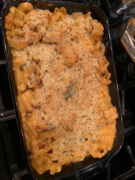 Pumpkin Ricotta Pasta Bake The Pasta Are Shaped As Little Squashes