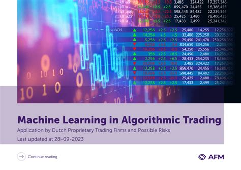 report machine learning trading algorithms