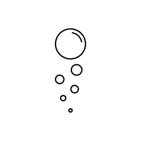 Bubbles Clipart Black And White