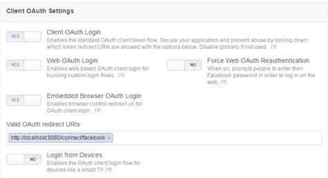 Java Spring Boot Social Cannot Connect To Facebook Via Localhost Stack Overflow