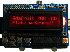 ADAFRUIT RGB NEGATIVE X LCD KEYPAD KIT RASP Element Australia