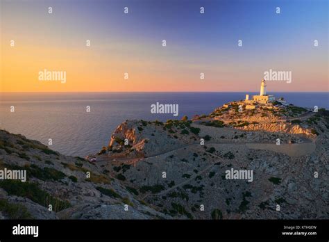 Sunset At The Formentor Cape Lighthouse Balearic Islands Mallorca