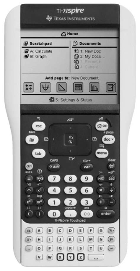 Texas Instruments Ti Nspire Touchpad A Collection Of Programmable And