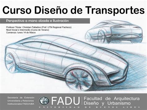 Fadu Car Rendering Workshop Buenos Aires Argentina Car Body Design
