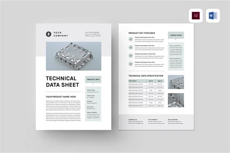 Technical Data Sheet Graphic By Leafloveid Creative Fabrica
