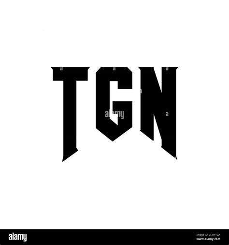 Tgn Letter Logo Design For Technology Company Tgn Logo Design Black And White Color Combination