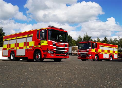 Two Of South Wales Fire And Rescue Service New Rescue Tenders