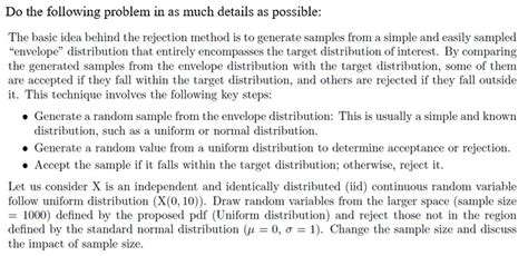 Solved Do The Following Problem In As Much Details As