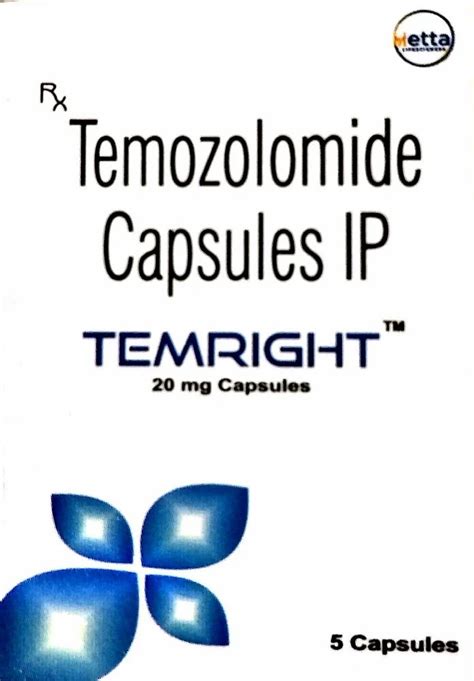 Temozolomide 20mg Capsule Mettalifessciences At ₹ 2480 Bottle In Mumbai