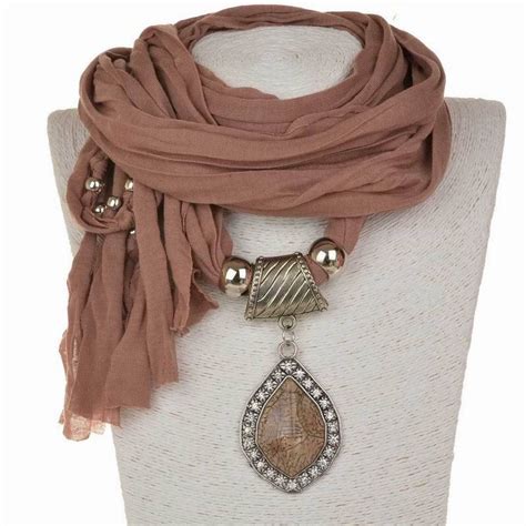 Statement Jewelry Scarf Necklace For Women Luxury Grandado