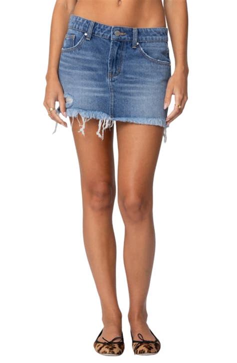 Womens Mini Jean And Denim Skirts Nordstrom