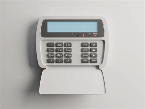 Security System Control Panel Stock Illustration Illustration Of