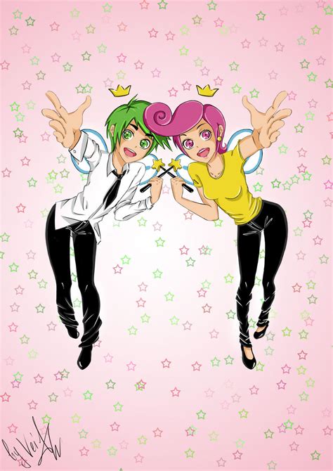 Fairly Odd Parents Cosmo And Wanda By Veil On Deviantart