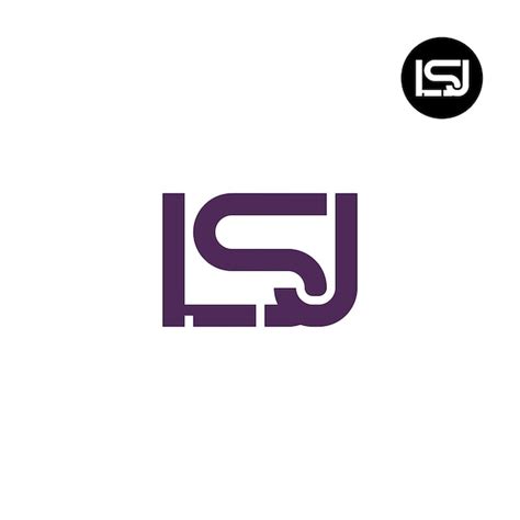 Premium Vector Letter Lsj Monogram Logo Design